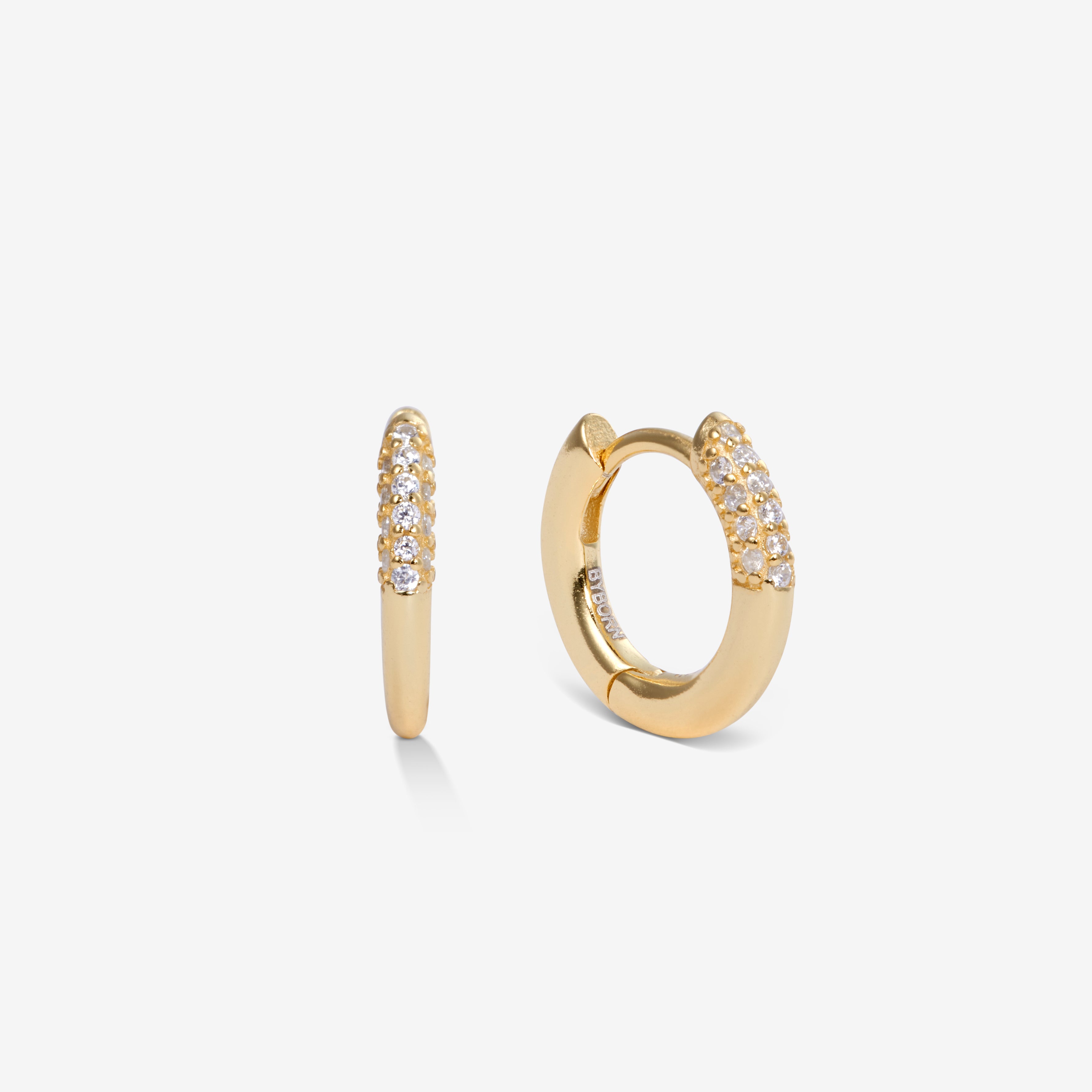 HALF STONED HUGGIES Gold – BYBORN